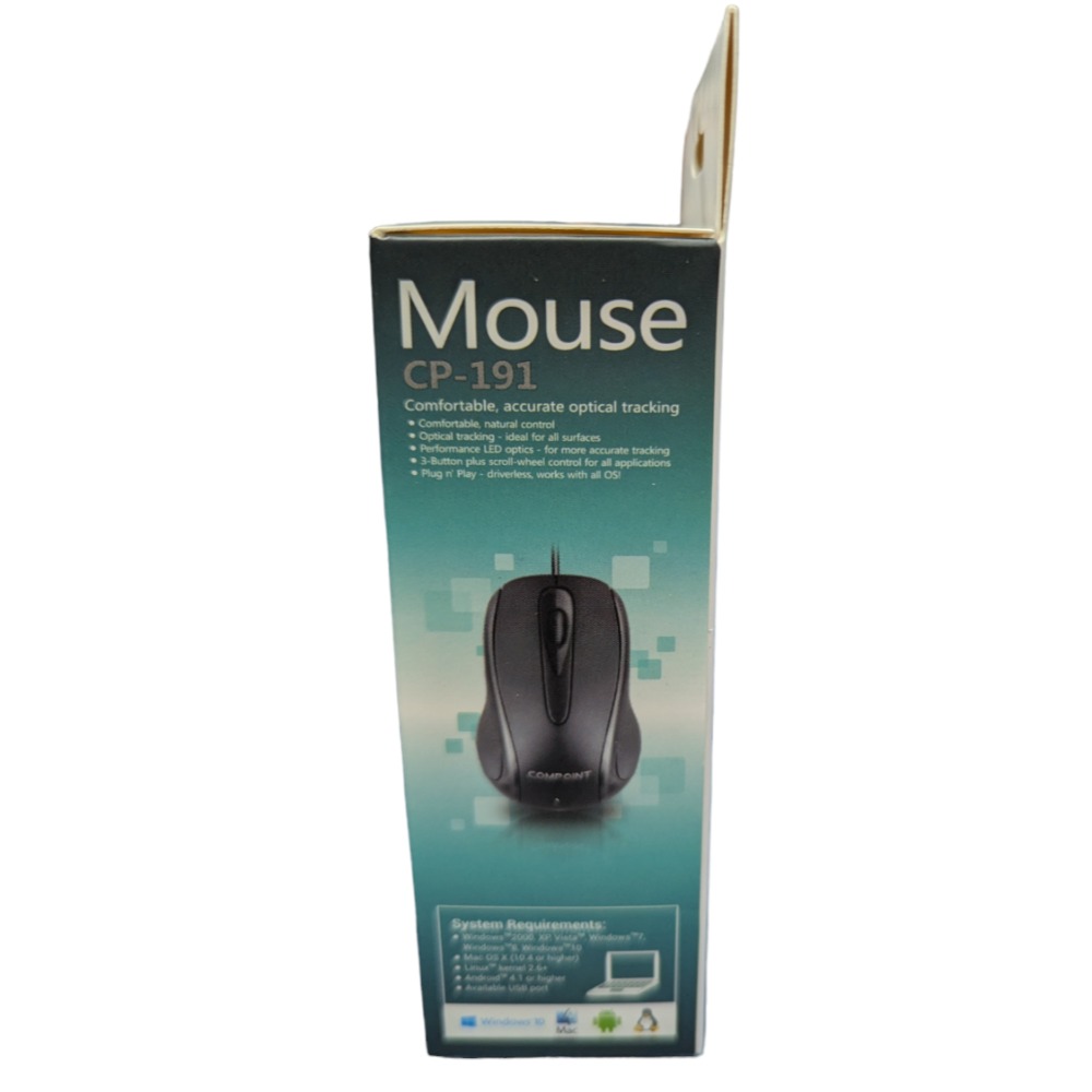 New Compoint CP-191 USB Optical Mouse - Own4Less